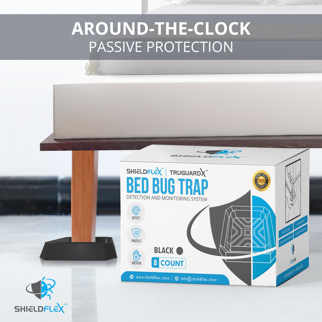 TruGuard X™ Bed Bug Interceptors — (12 Pack) – ShieldFlex